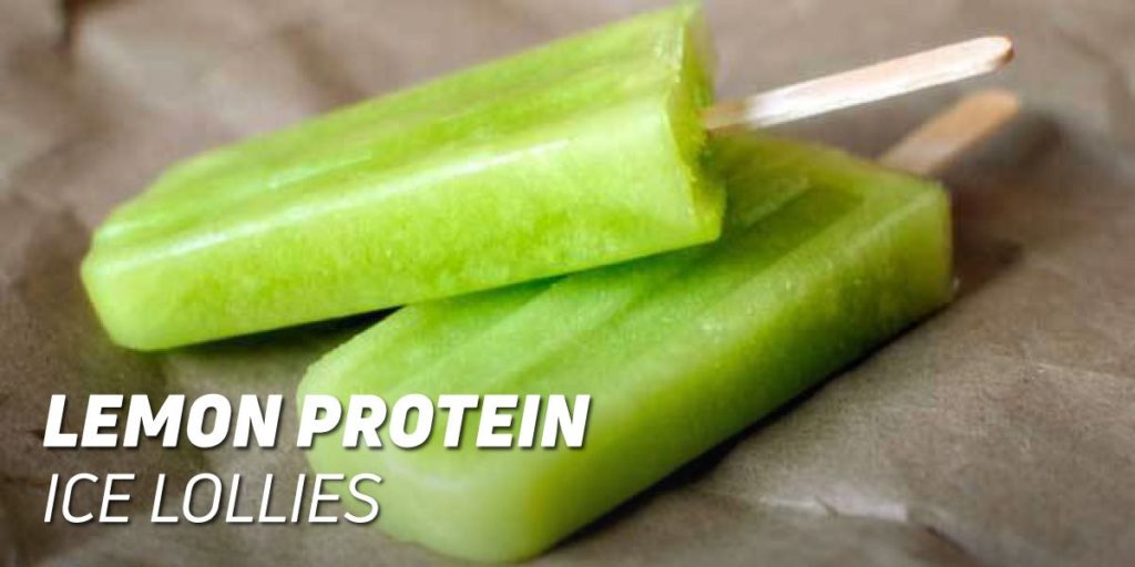 Lemon Protein Ice Lollies Recipe 【HSN Blog】
