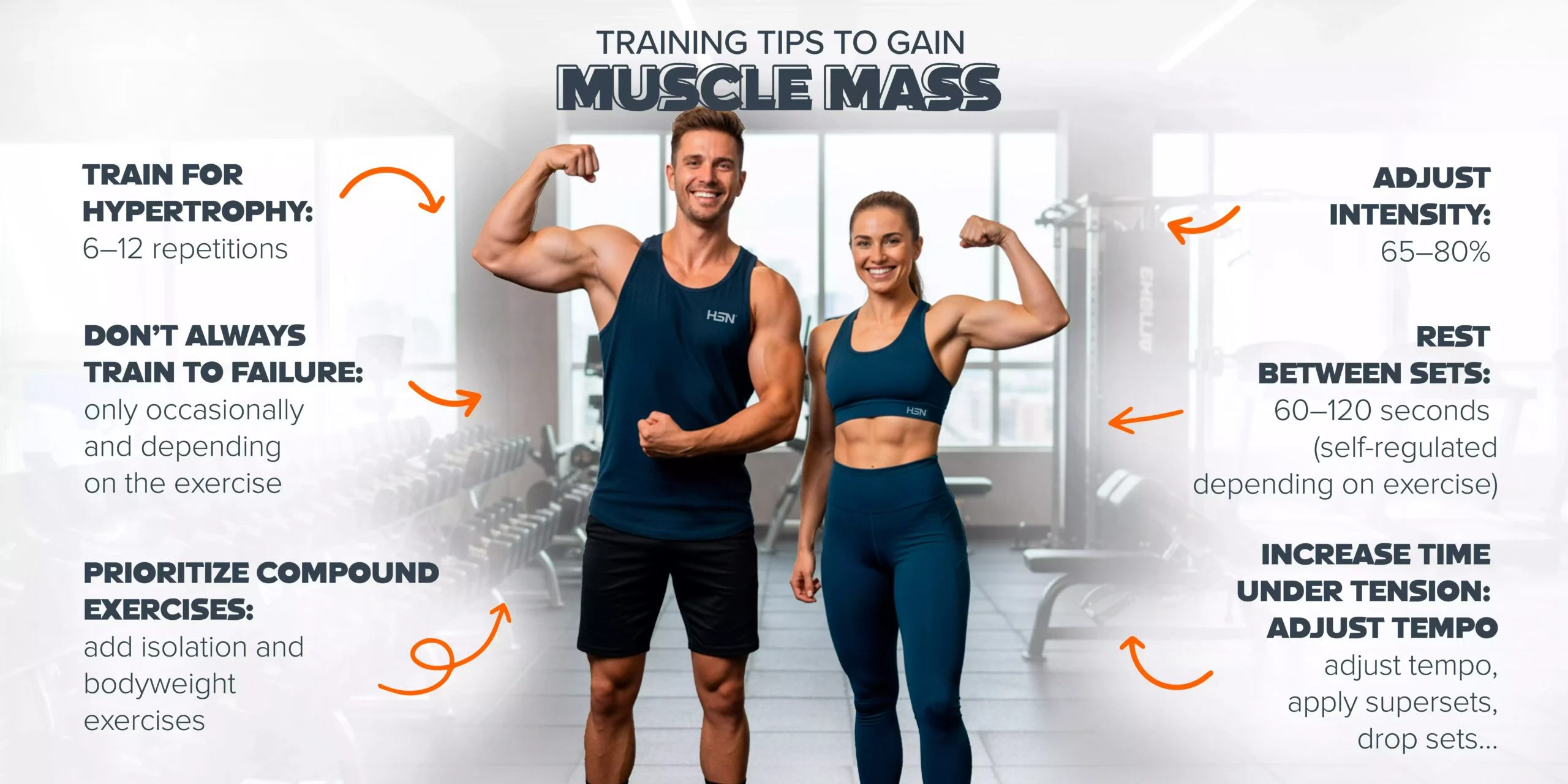 How to gain muscle mass with these training tips