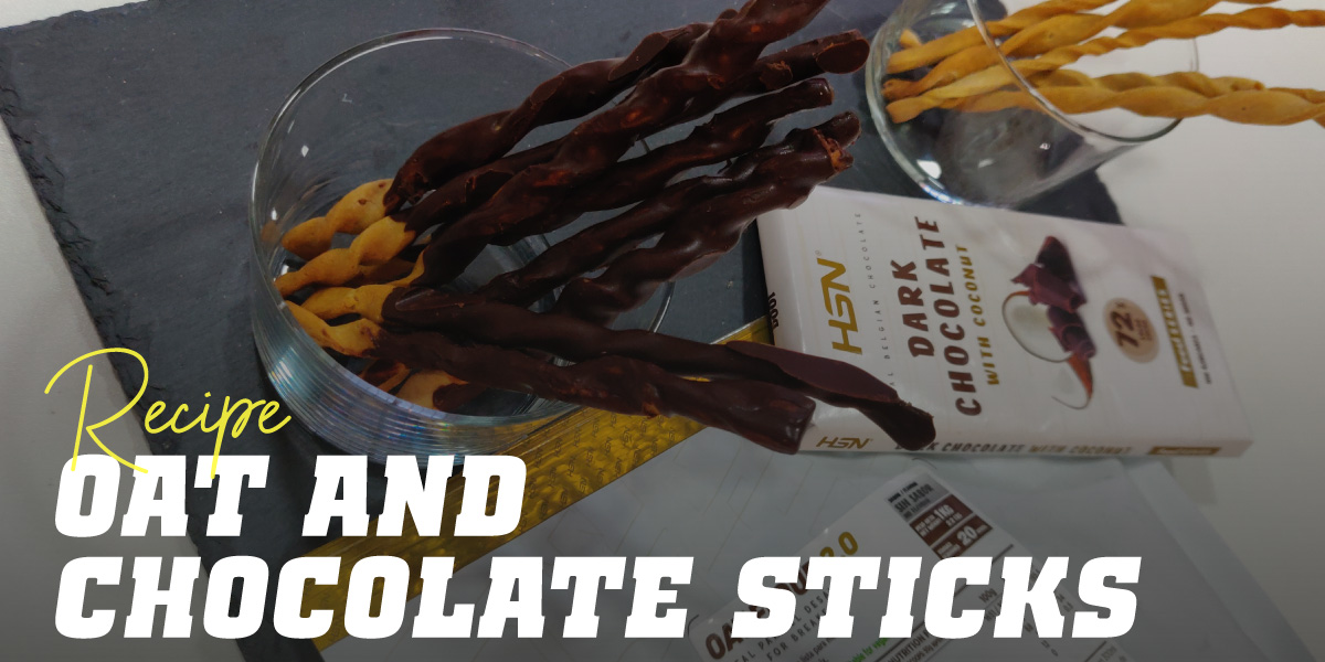 Oat and Chocolate Sticks – A Snack to have at any Moment!
