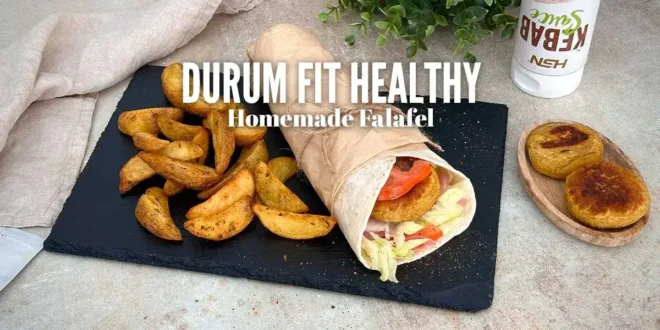 Fit Falafel Durum with Chickpea Flour | Healthy Recipe